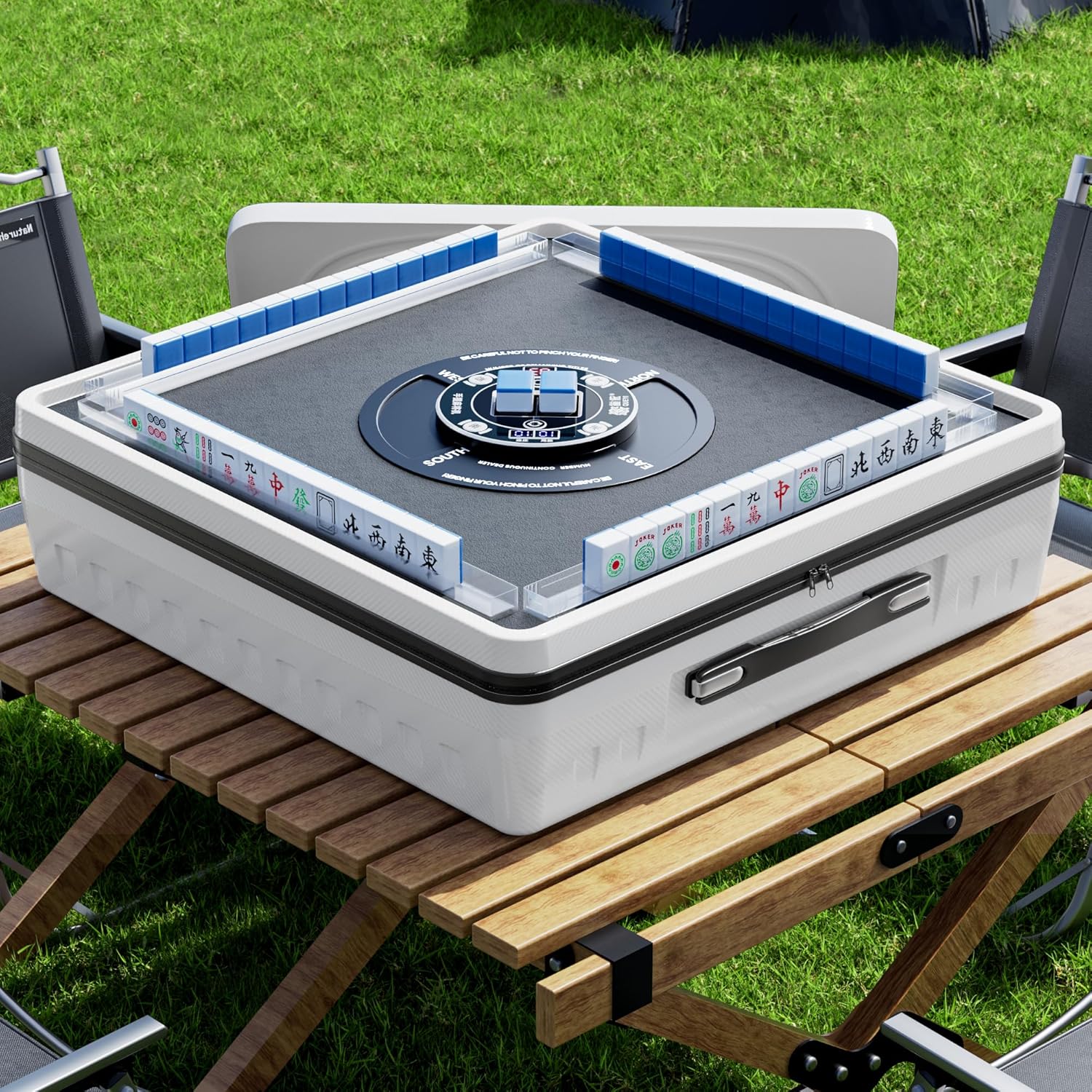 Amazon.com: PYY Automatic Mahjong Table - Portable Electric Mahjong ...