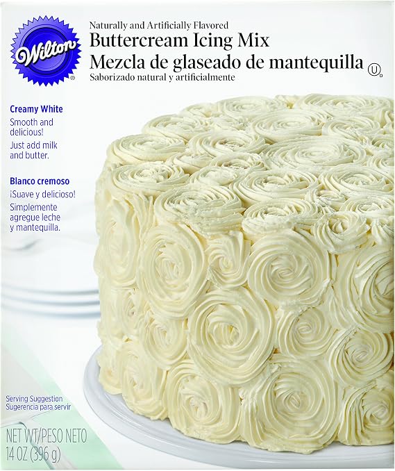 Amazon.com: Wilton Creamy White Buttercream Icing Mix - 14 Oz ...