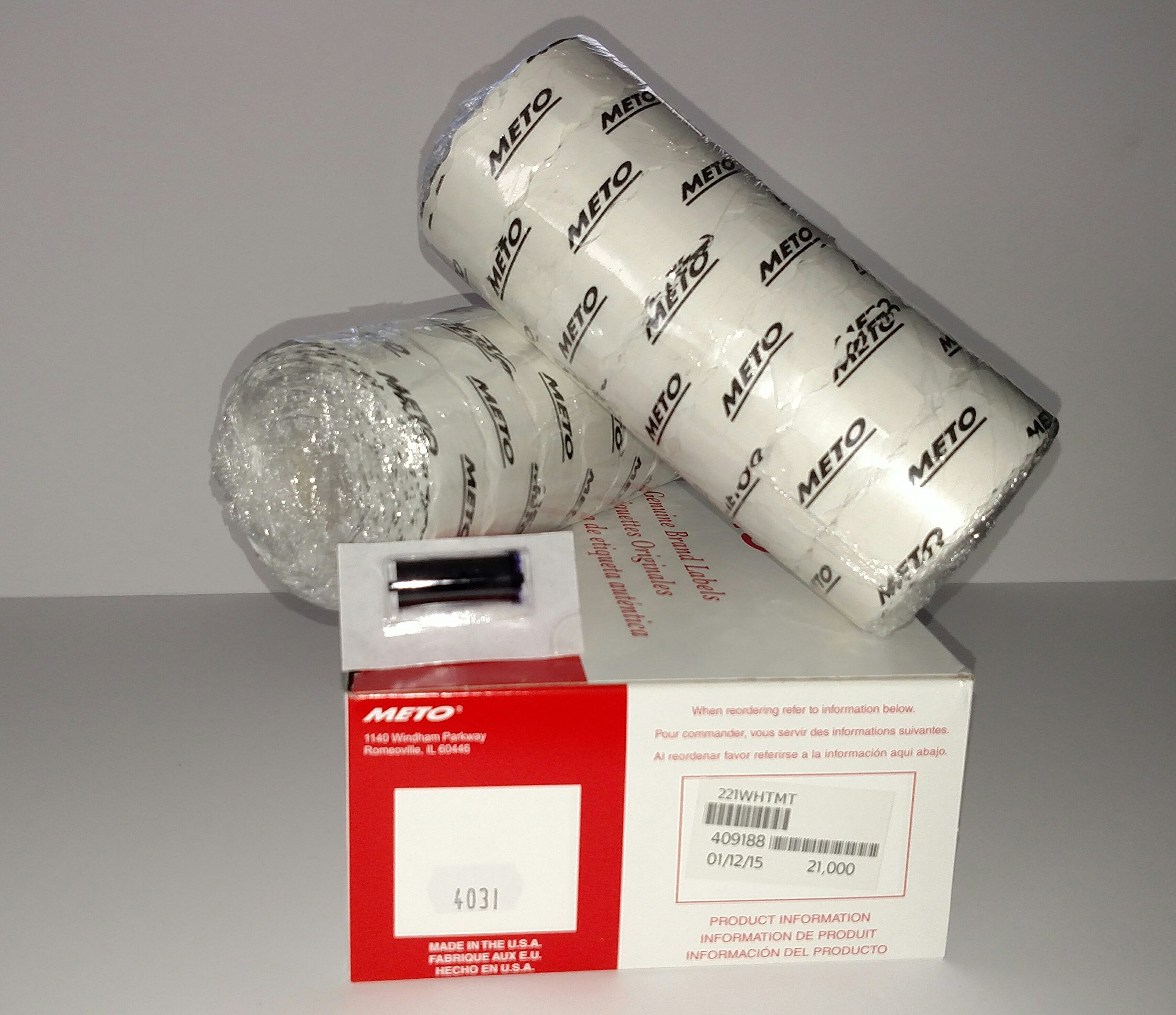 Amazon.com : Meto Labels 2200 Series (White) to Suit 6.22, 8.22 Pricing ...