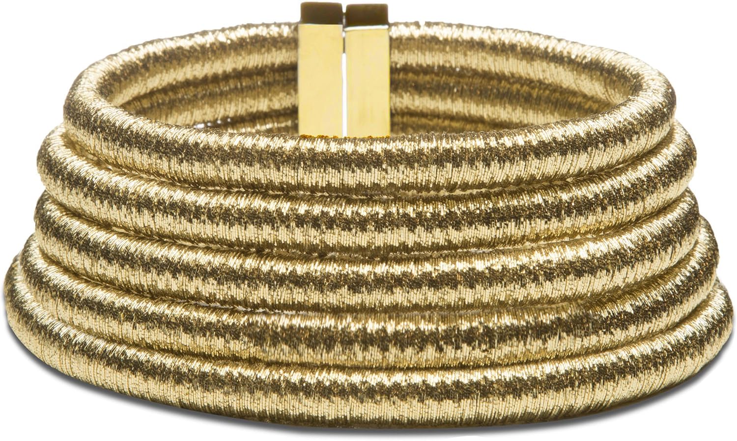 Amazon.com: SEVEN50 14.7” Superior Newest Design Gold Multilayer Scarf ...