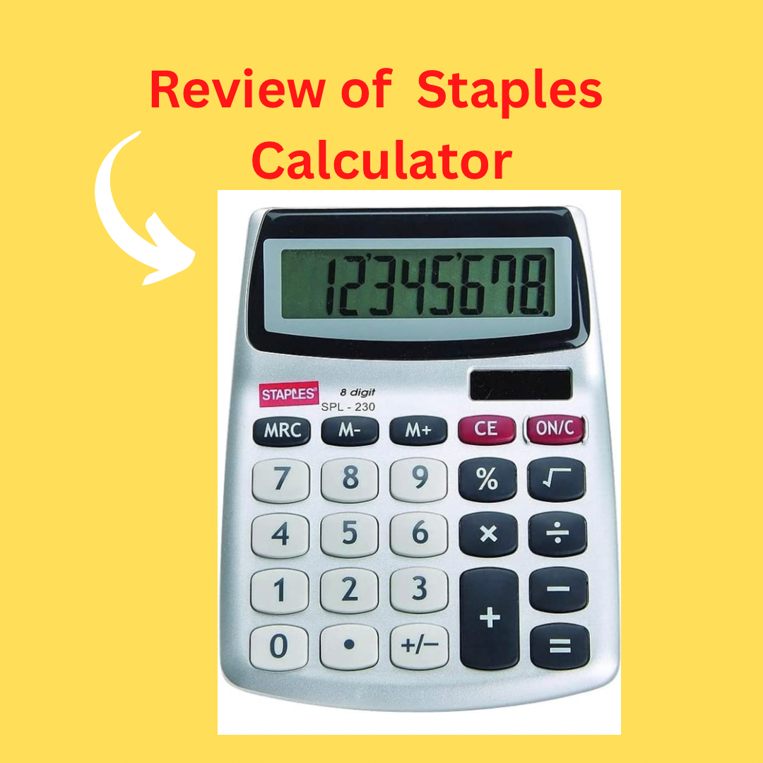 Watch Staples Calculator- in hand Review! on Amazon Live