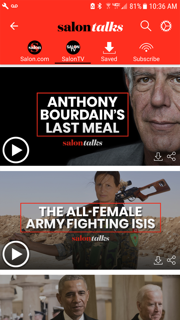 Salon.com - App on Amazon Appstore