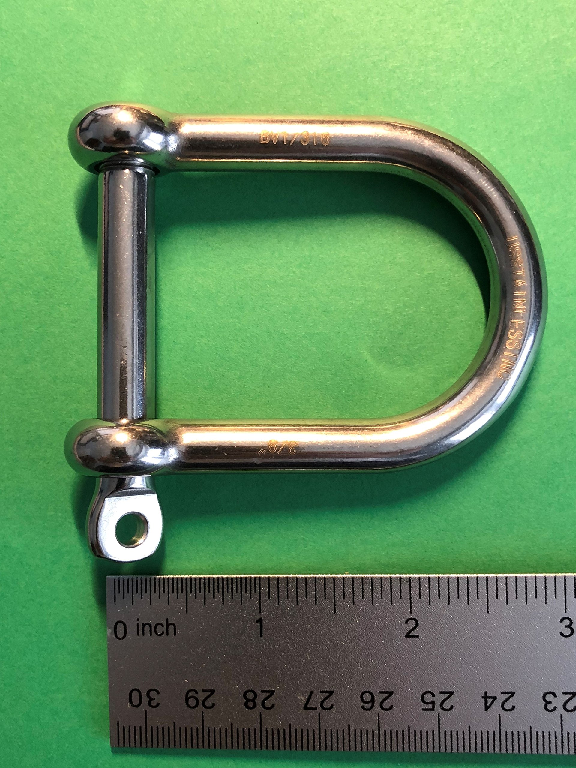 Snapklik.com : US STAINLESS Stainless Steel 316 Wide D Shackle
