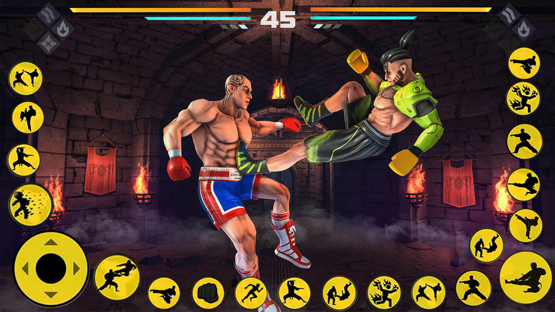Kung-Fu Fight Games Wrestler Revolution 3d Boxing Game Cage Fight ...
