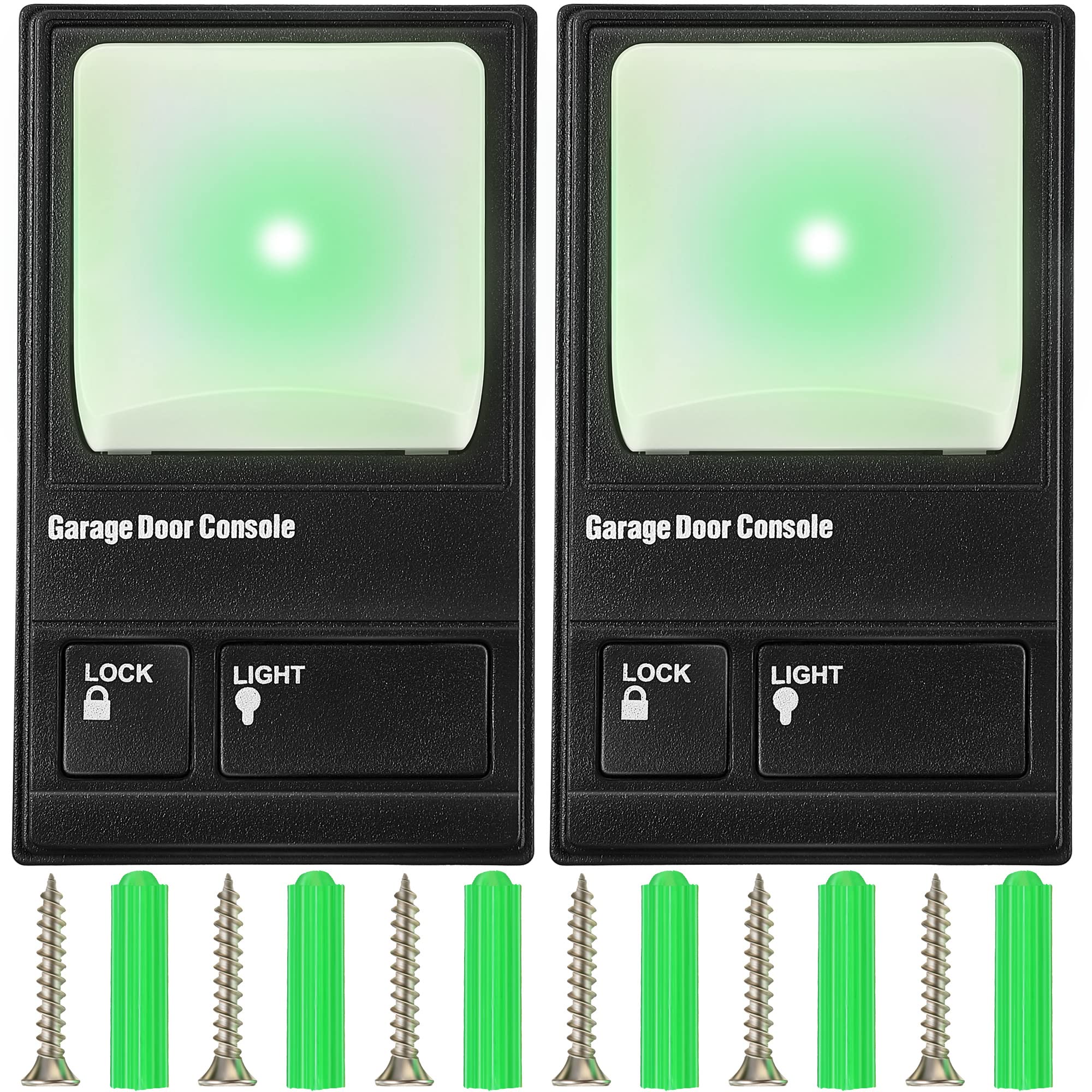 Saillong Garage 2 Pcs Door Opener Button, Multi Function Control ...