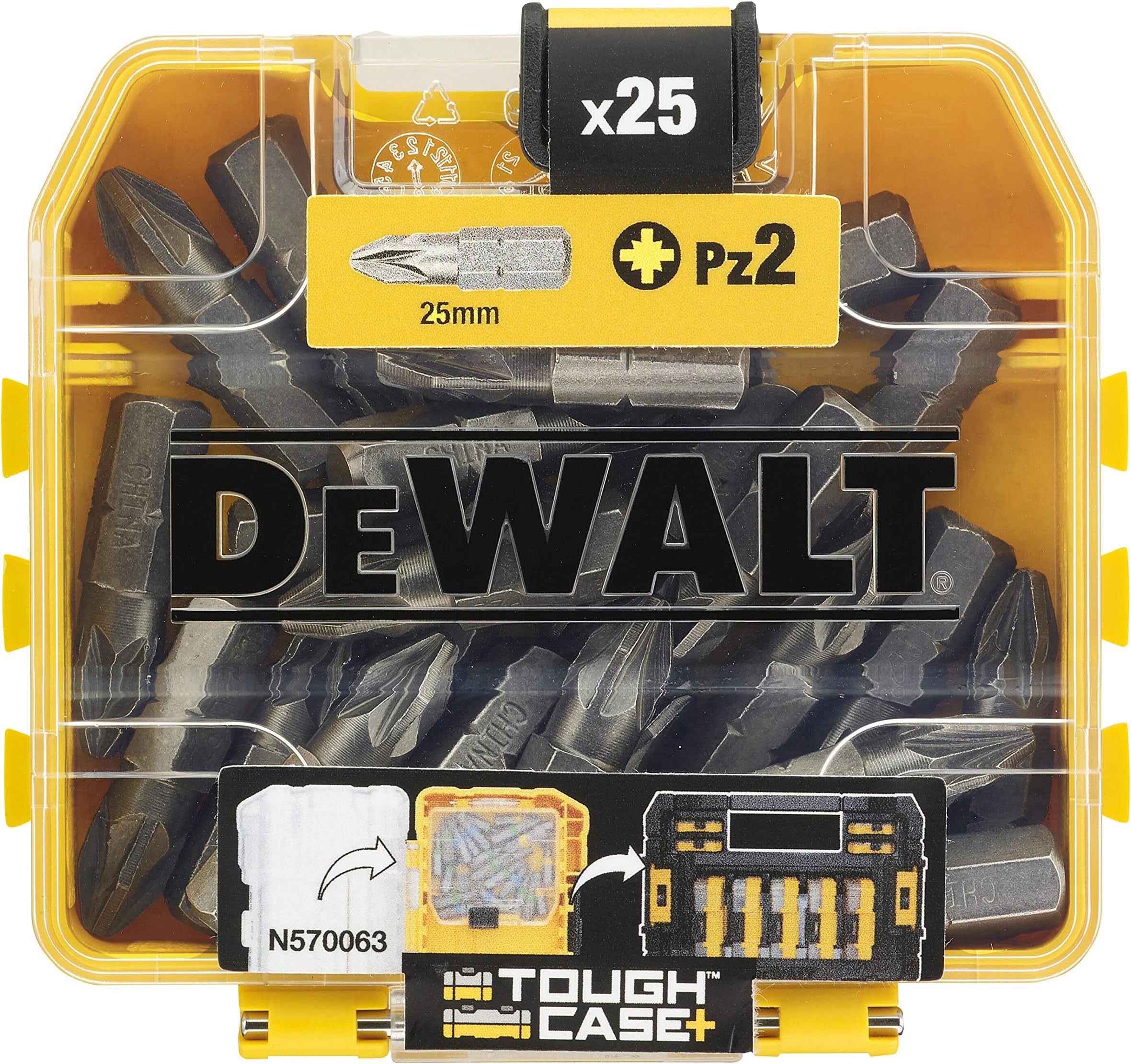DEWALT Screwdriver Bit Set, Rapid Load, Tin, 20-Piece (DW2503) : Amazon ...