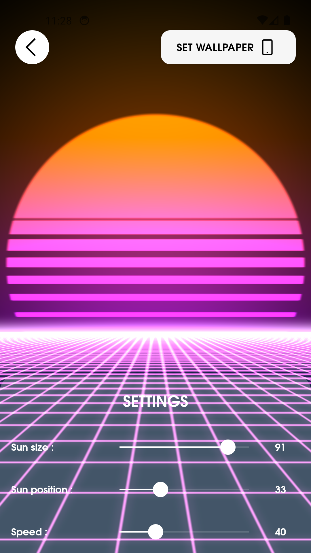 Retrowave Screensaver & Live Wallpaper for Fire TV and Tablets - App on ...