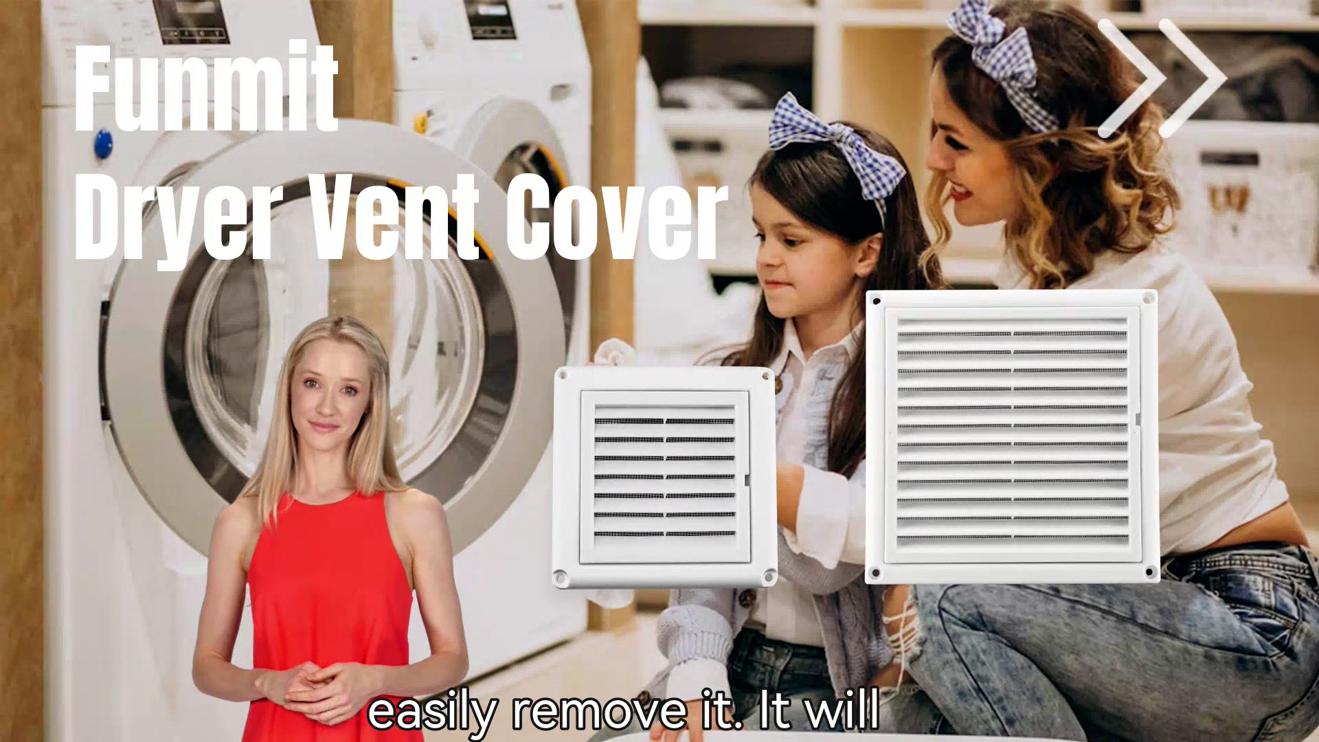 Snapklik.com : Funmit 4 Metal Dryer Vent Cover
