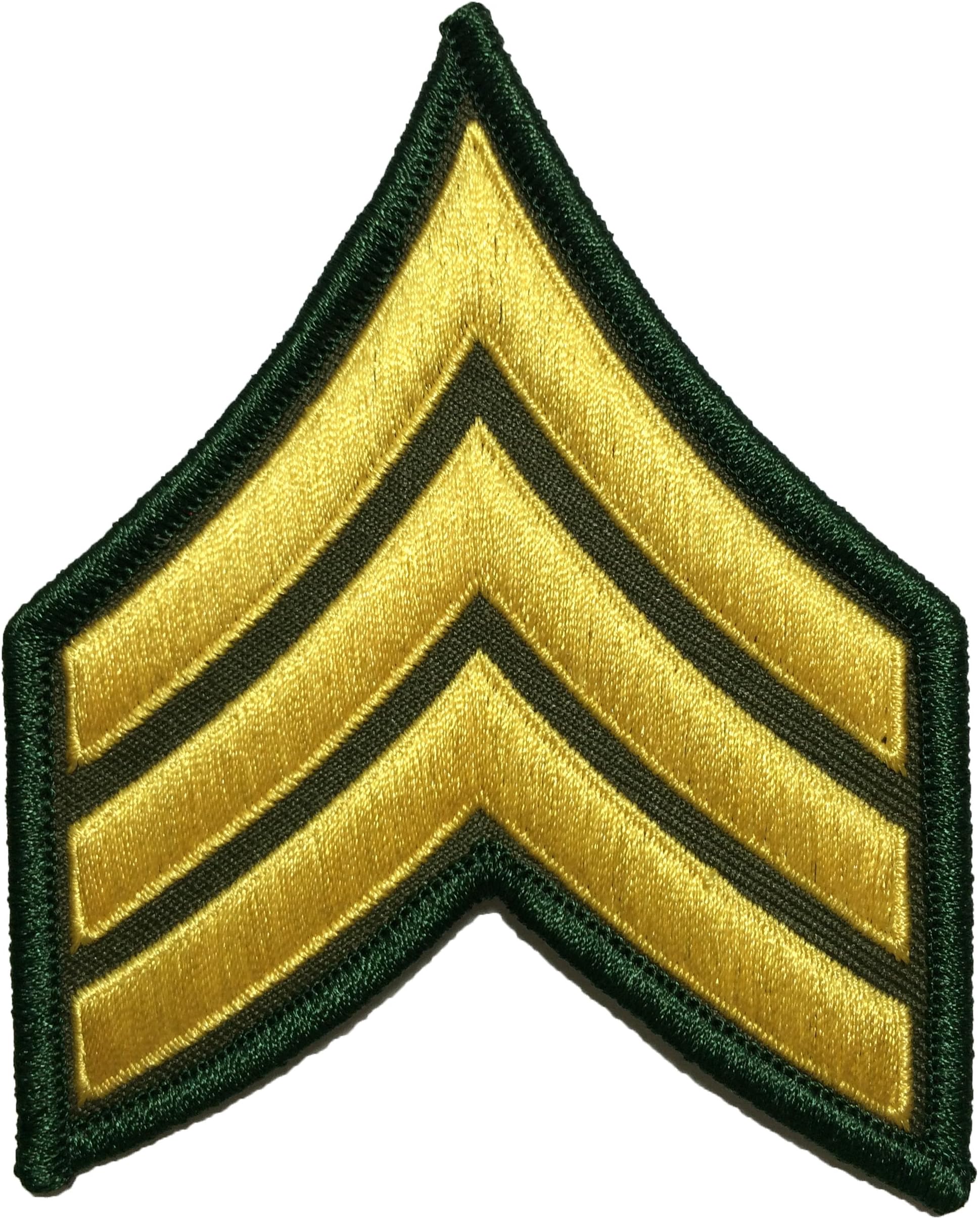 Amazon.com: U.S. Army Sergeant E-5 Stripe Army Uniform Chevron Rank Sew ...