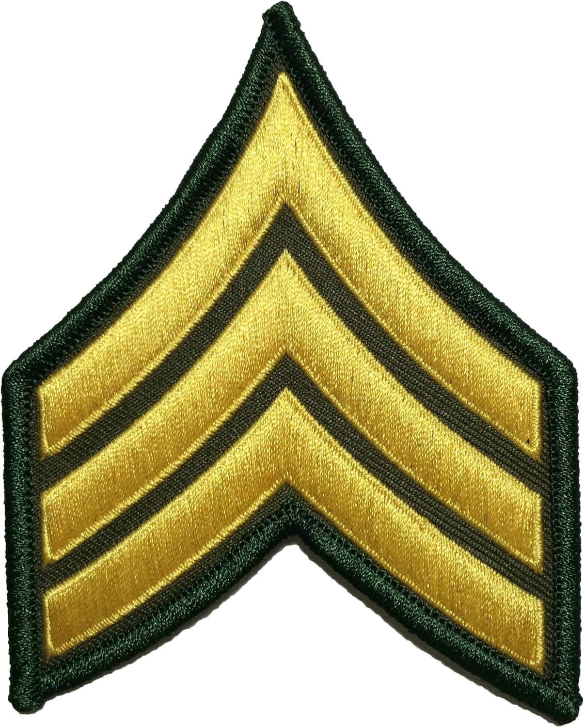 U.S. Army Sergeant E-5 Stripes Army Uniform Chevrons Rank Sew on Iron ...