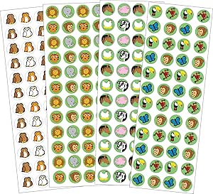 Amazon.com : Animal Incentive Sticker Set- Incentive Stickers for ...
