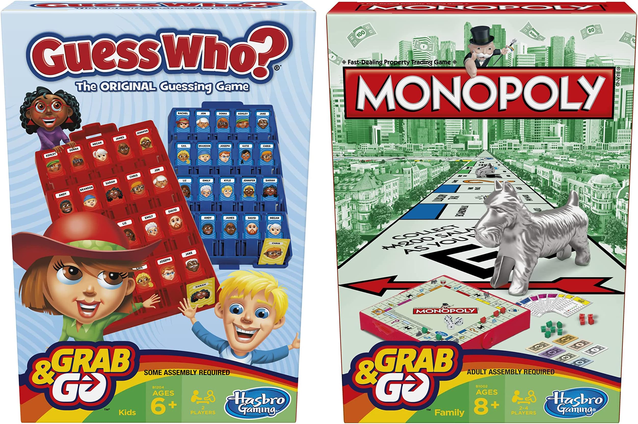 Buy Hasbro Gaming Guess Who? Grab and Go Game, Original Guessing Game ...