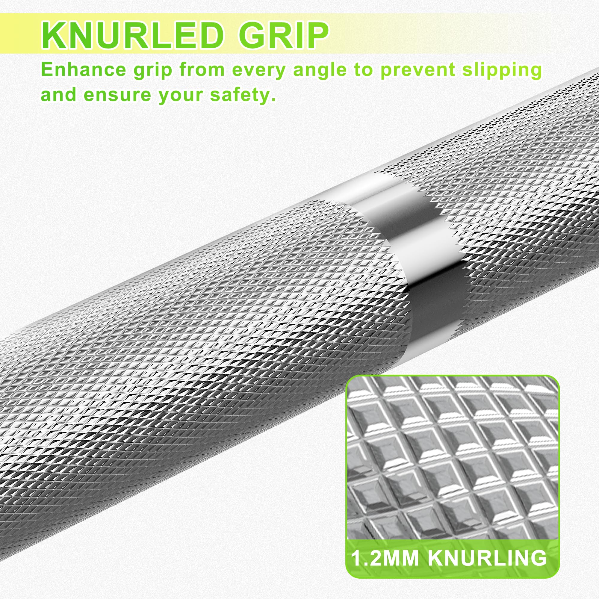 Snapklik.com : 7ft Weights Lifting Bar, Olympic Bar For Gym And Home ...