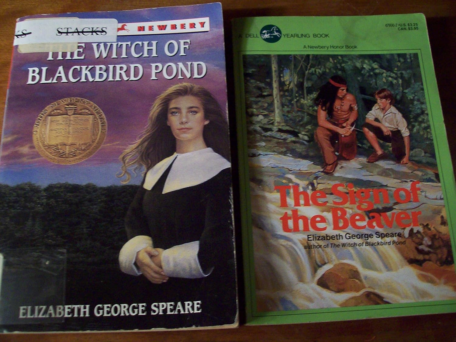 Elizabeth George Speare 2 Volumes Set: The Witch of Blackbird Pond ...