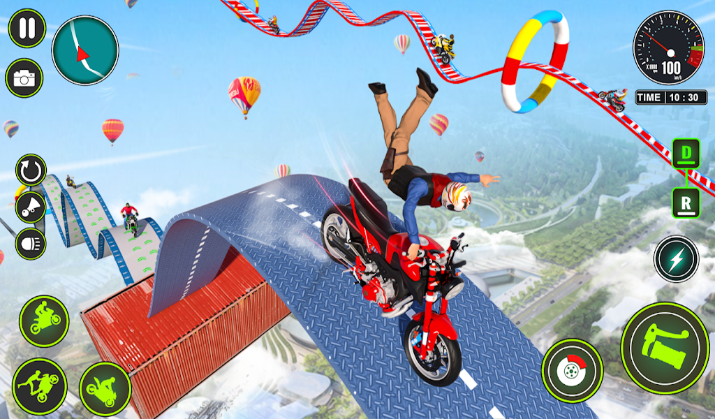 Mega Ramp Extreme Jumps Moto Stunt Bike 3D Game : Impossible Tracks ...