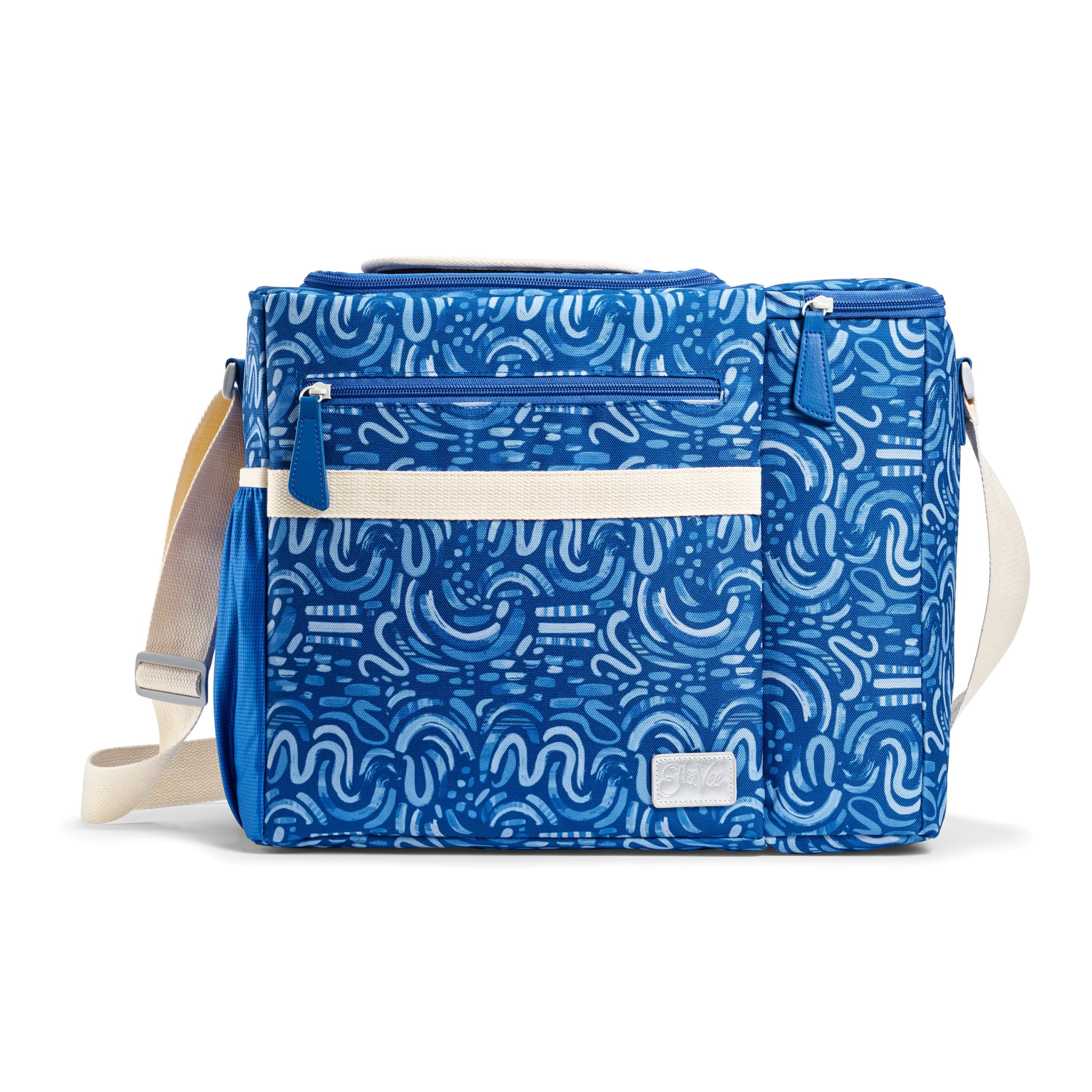 Amazon.com: Fit & Fresh Foundry Insulated Cooler Bag, Blue, 24 Can ...