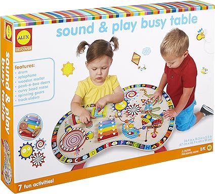 ALEX Toys - Junior Sound and Play Busy Table Baby Activity Center with ...