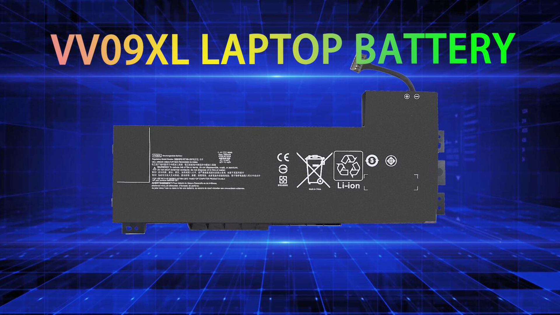 Watch 90Wh VV09XL Battery HP ZBook 15 G3 G4, 17 Mobile Workstation on ...