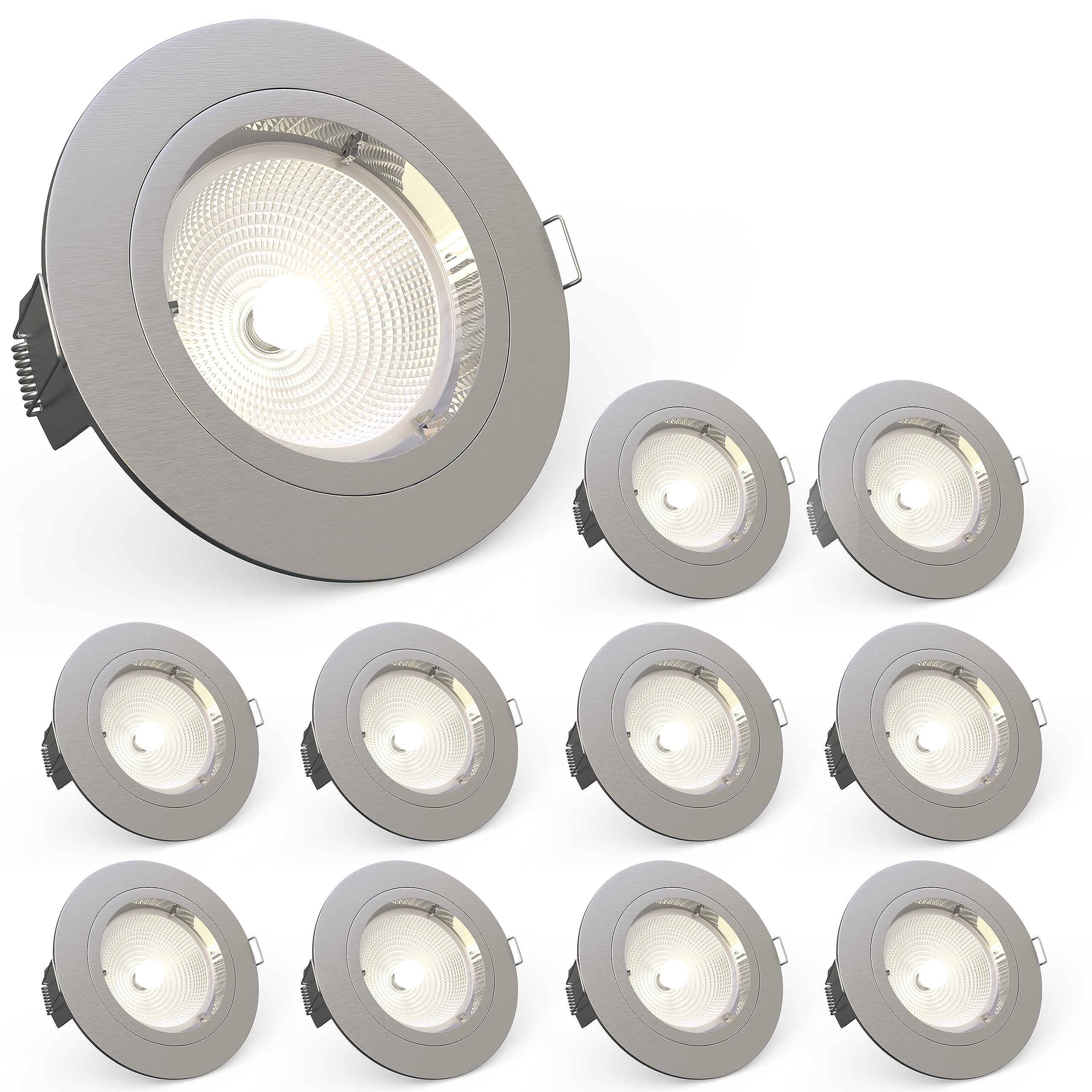 Recessed Lighting Reflectors Nordlux TRITON Recessed Light Stainless