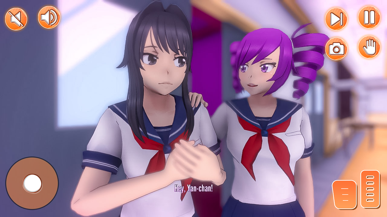 Anime High School Girl Game: Yumi Campus Life Story Sakura Japanese ...