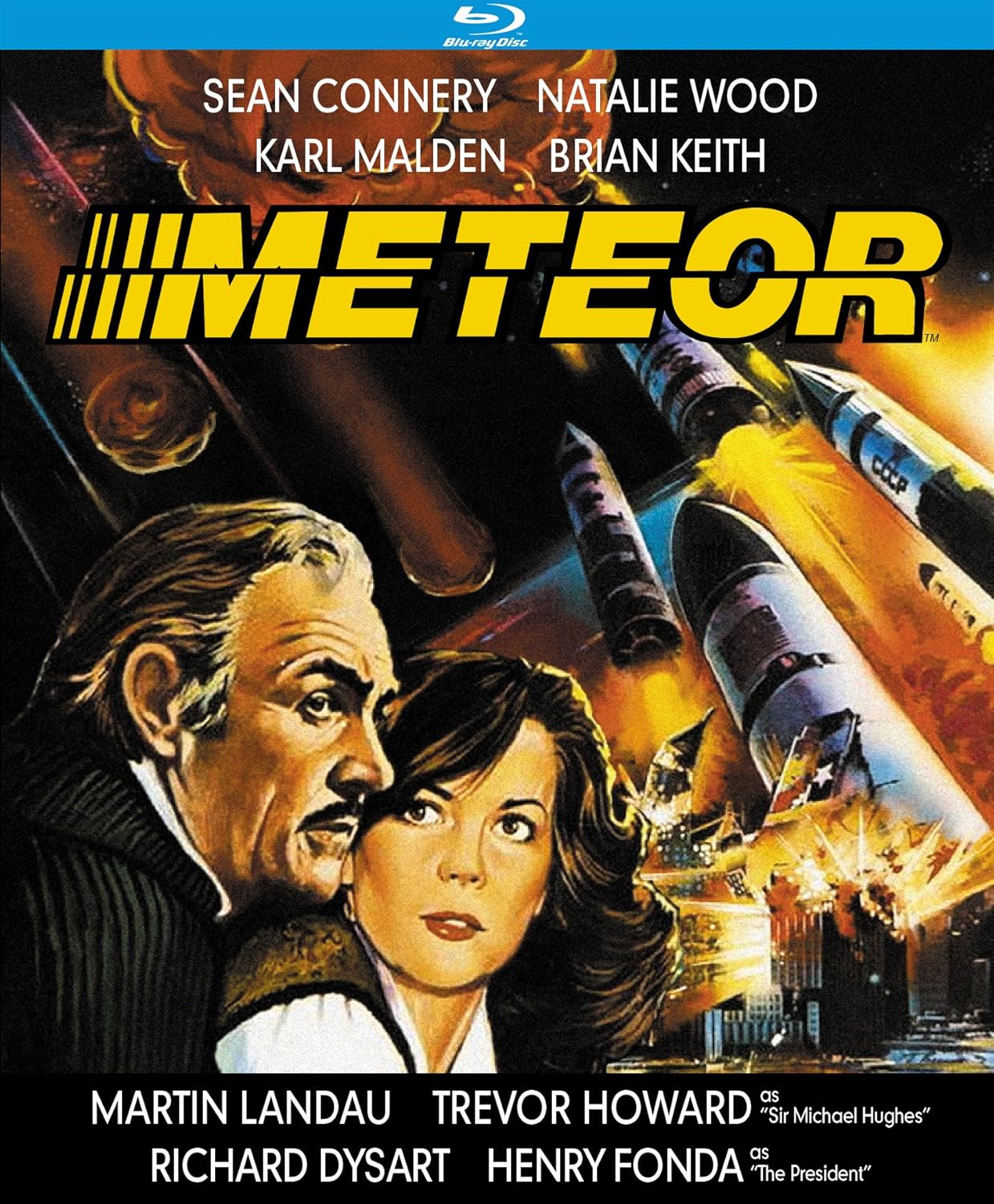 Amazon.com: Meteor [Blu-ray] : Sean Connery, Bibi Besch, Natalie Wood ...