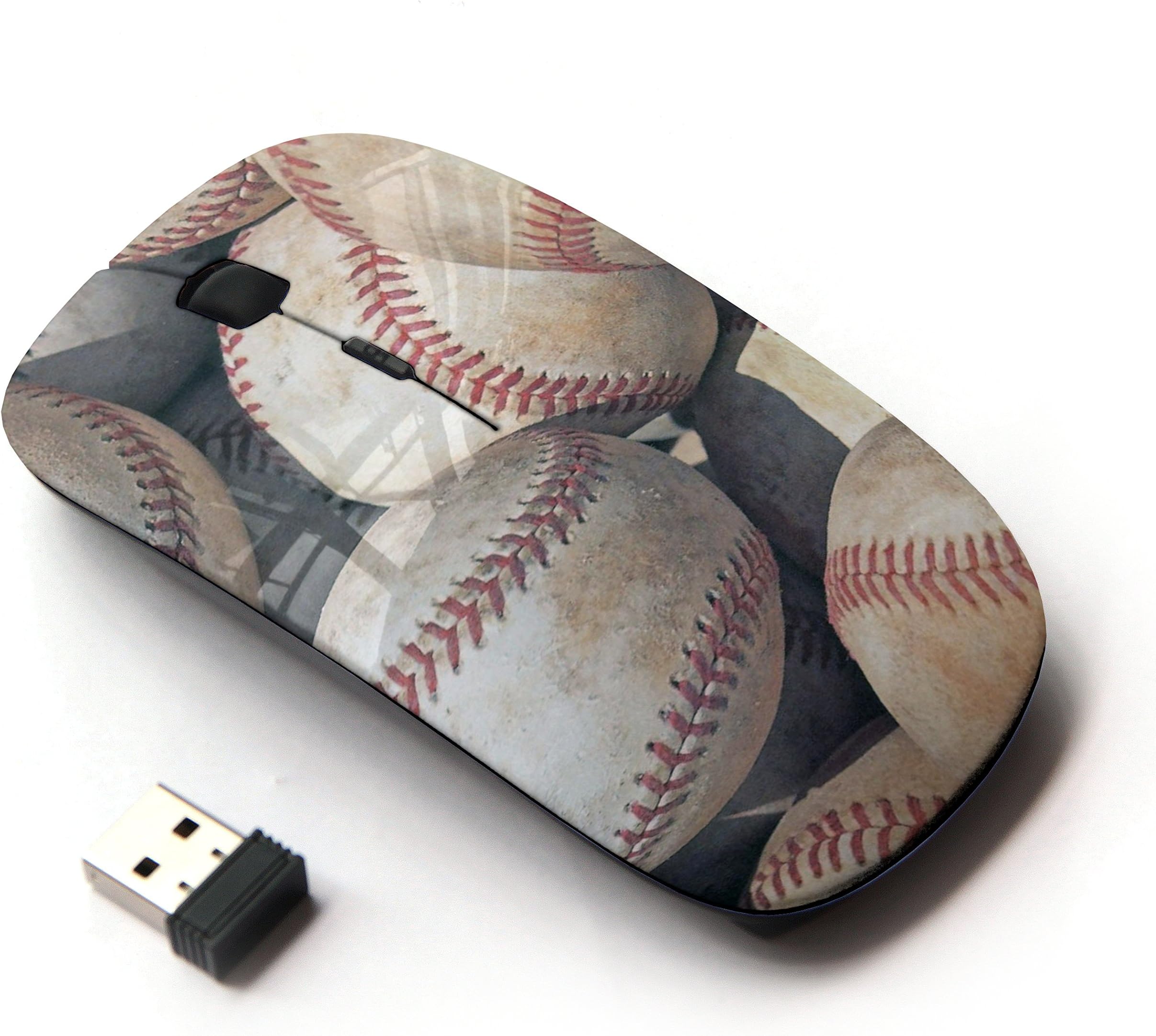 Amazon.com: Maizi Wireless Computer Mouse, 2.4GHz, USB, 143mm x 75mm ...