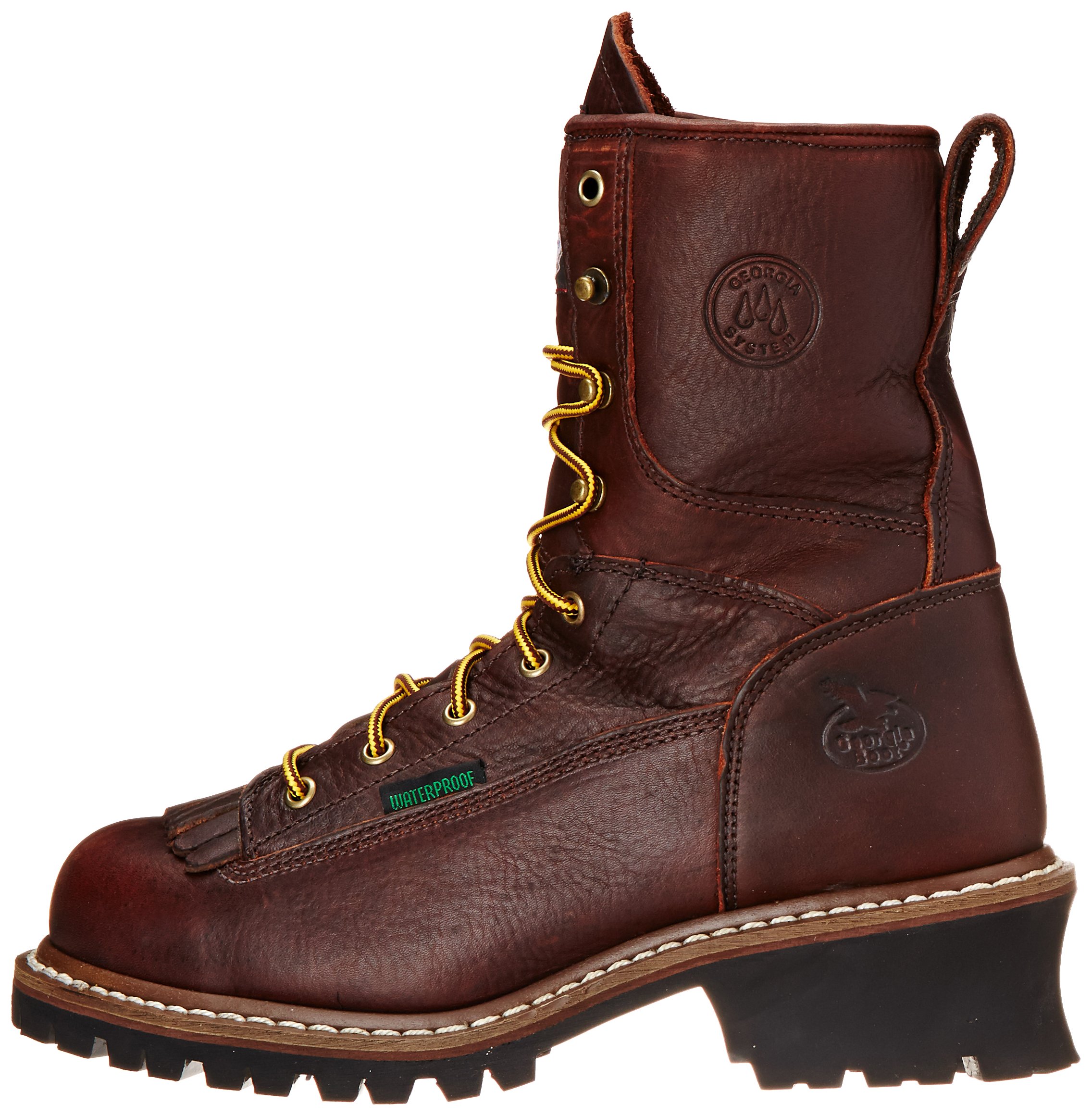 Georgia mens Men's 8" Loggers G7313 industrial and construction boots ...
