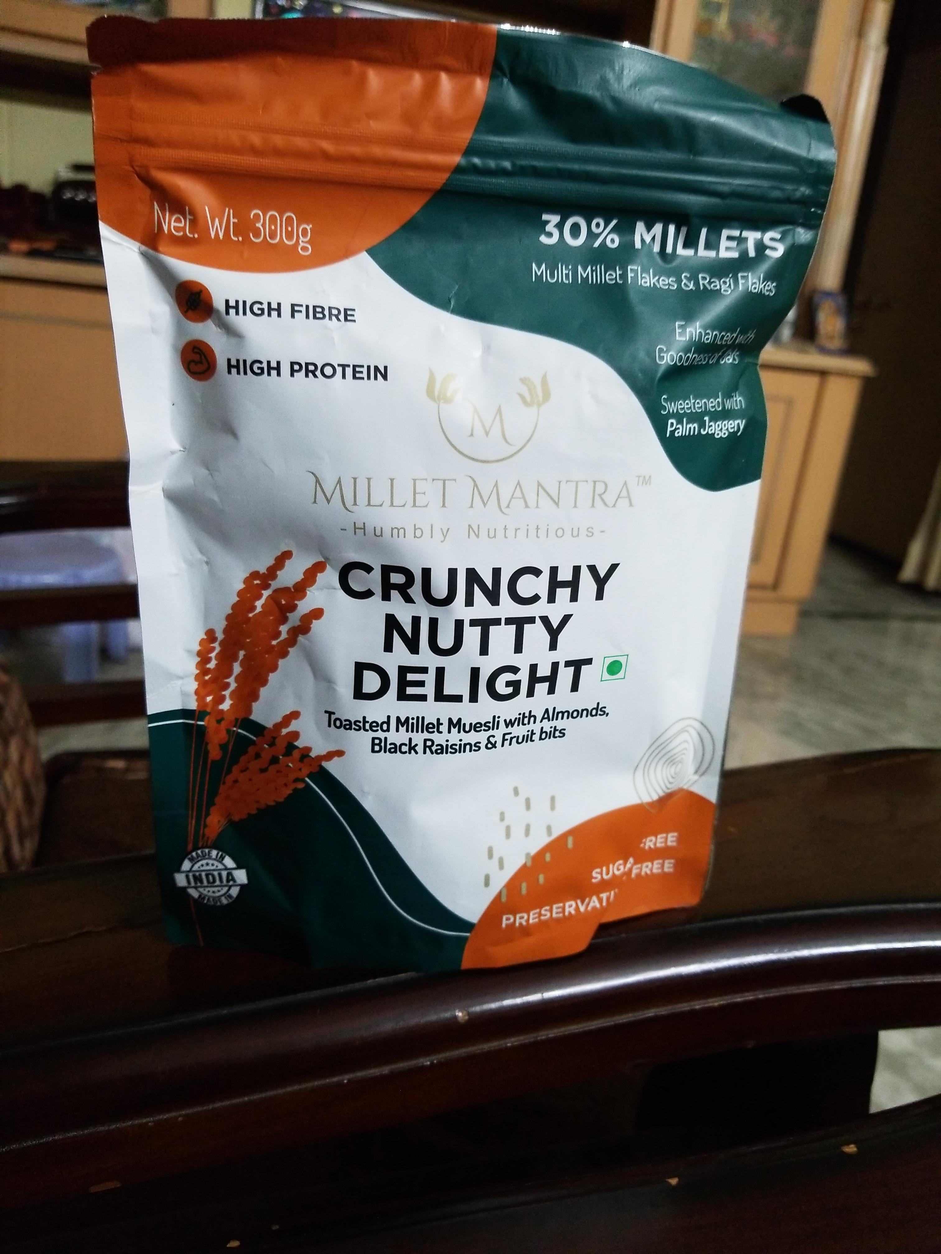 MILLET MANTRA Dark Chocolate, Dry Fruits High Protein Muesli Sugar Free ...
