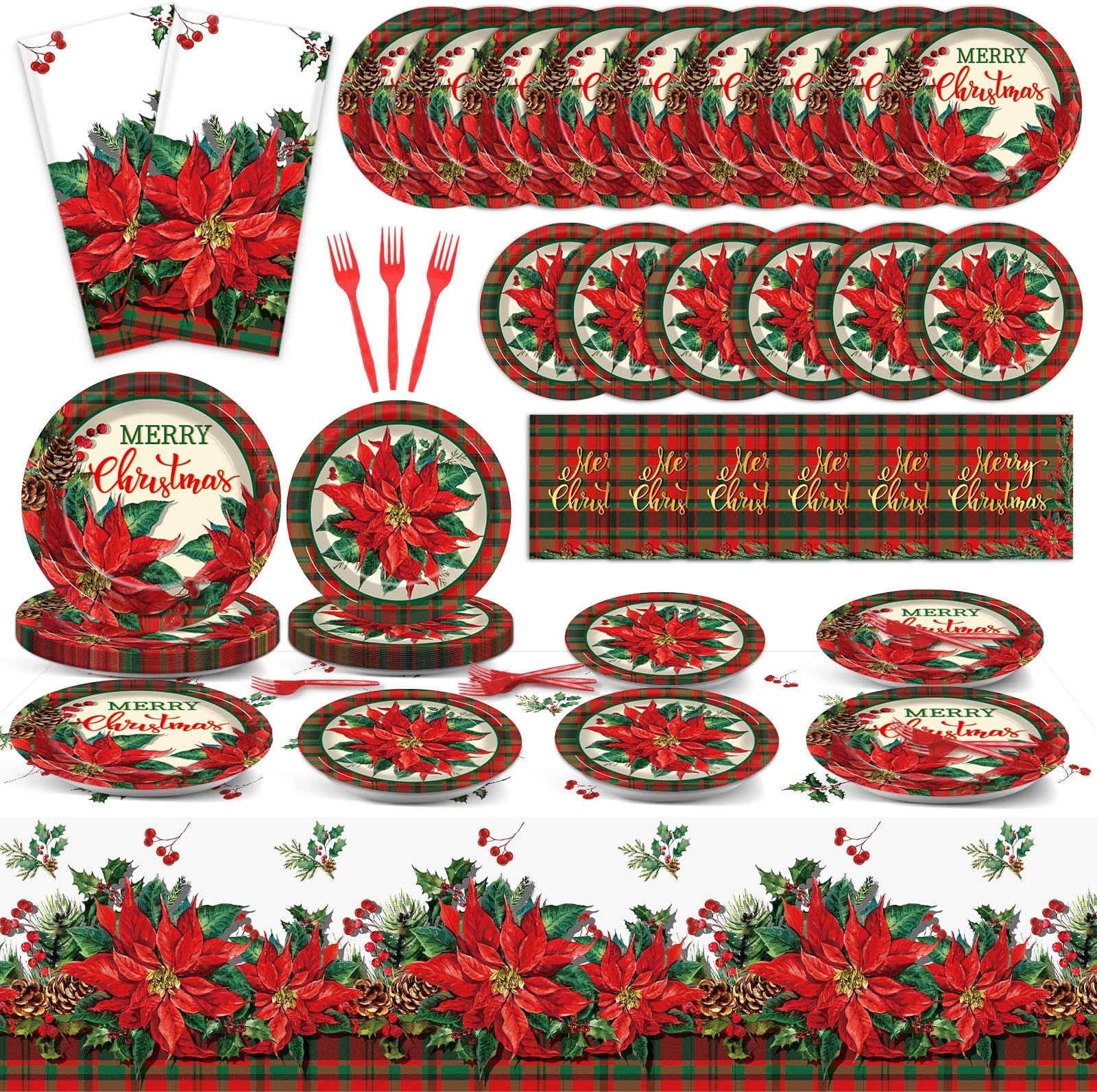 Amazon.com: 96 Pieces Easter Day Tableware Set Party Supplies ...
