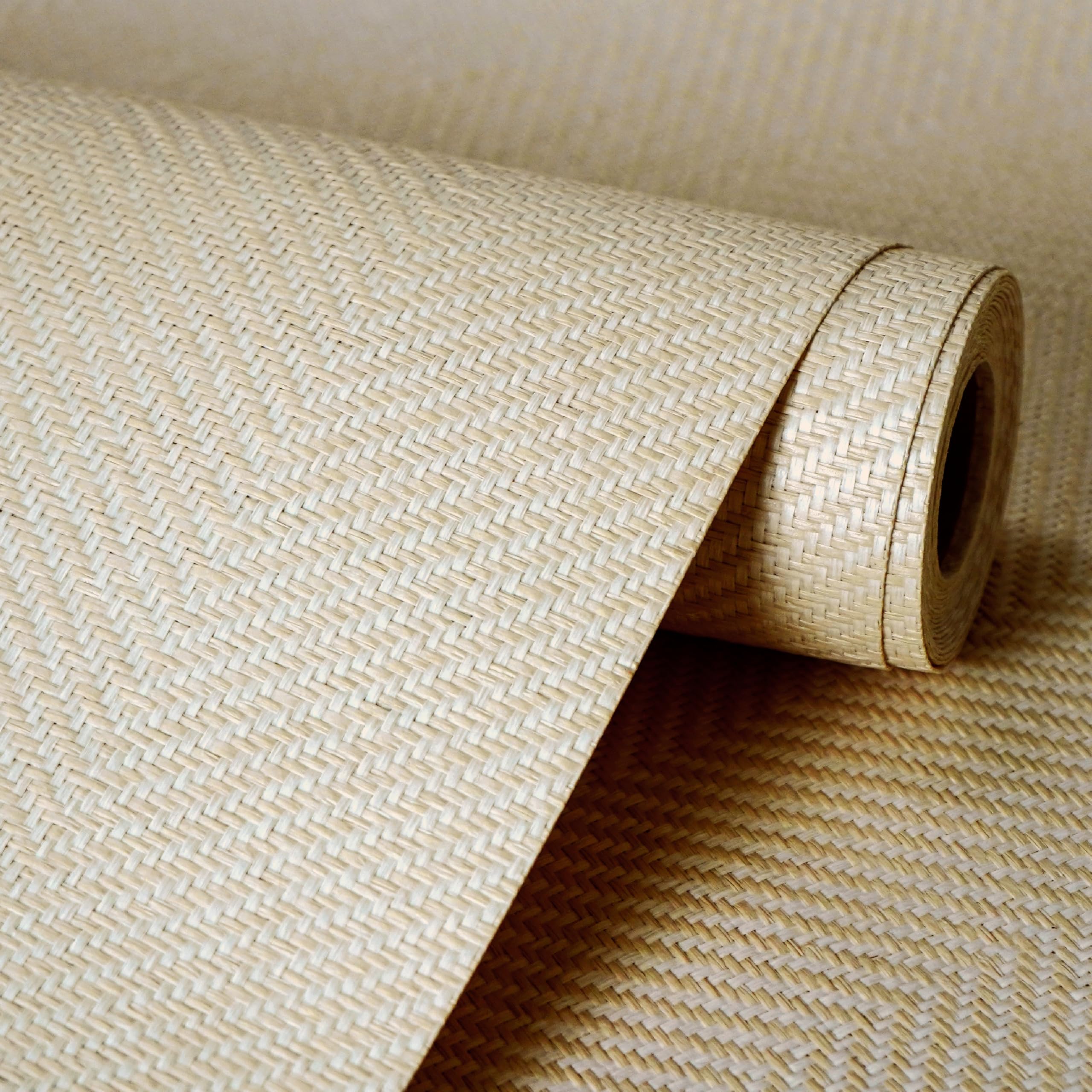 Papel Tejido Espiga Papel Pintado Ansehan Herringbone - 91cm X 7.2m ...