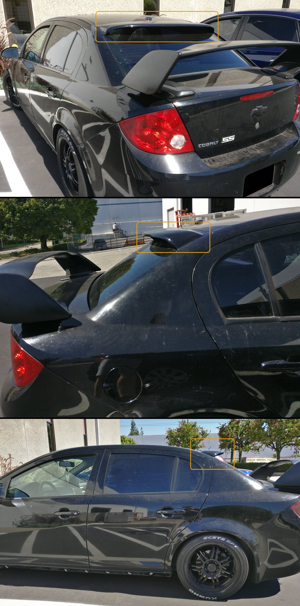 Chevy Cobalt With Black Wing