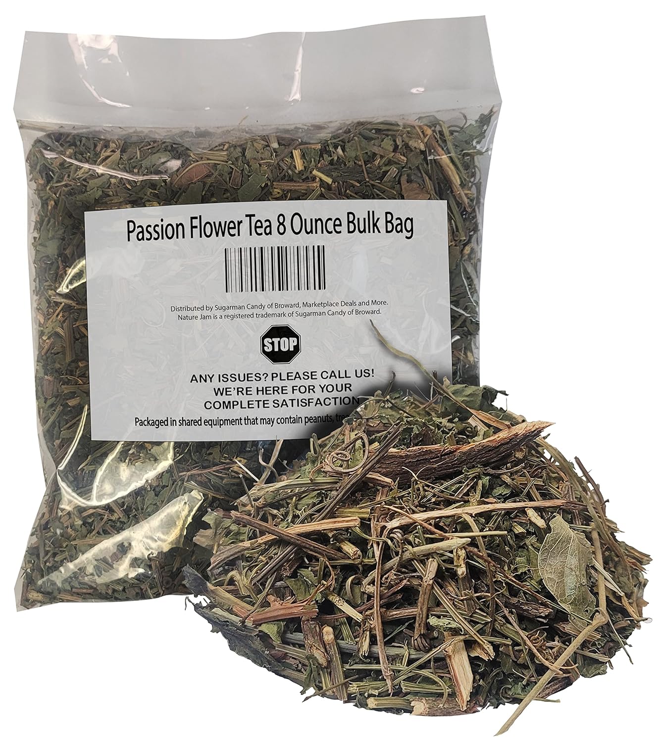 Amazon.com : Passion Flower Tea For A Calming Nights Sleep 8 Ounce Bulk ...