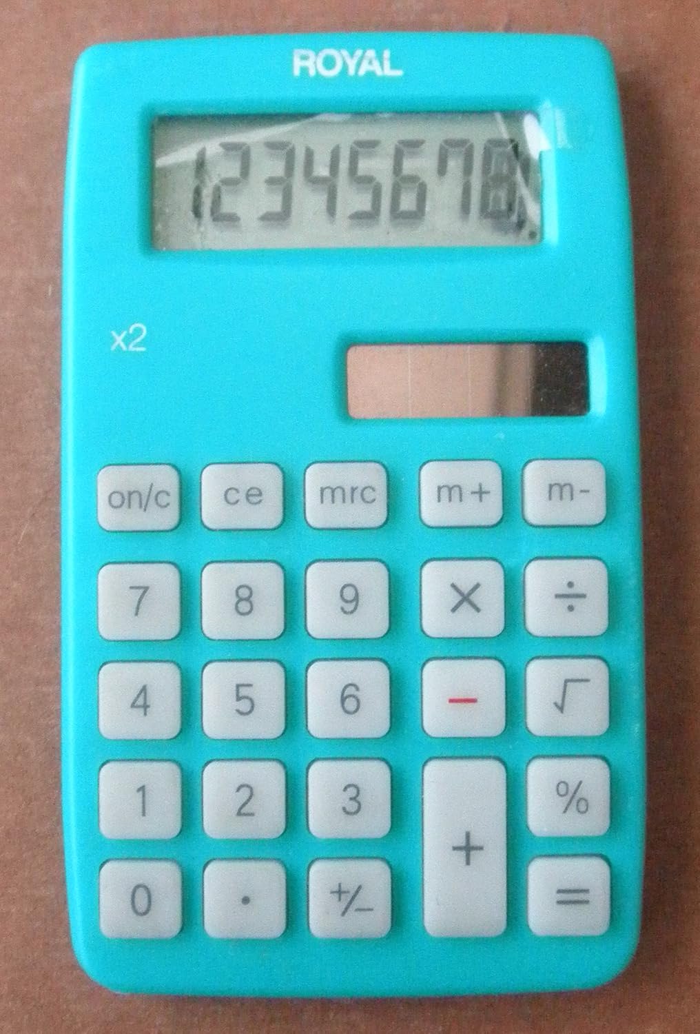 Royal X2 Teal Solar Calculator : Amazon.ca: Electronics