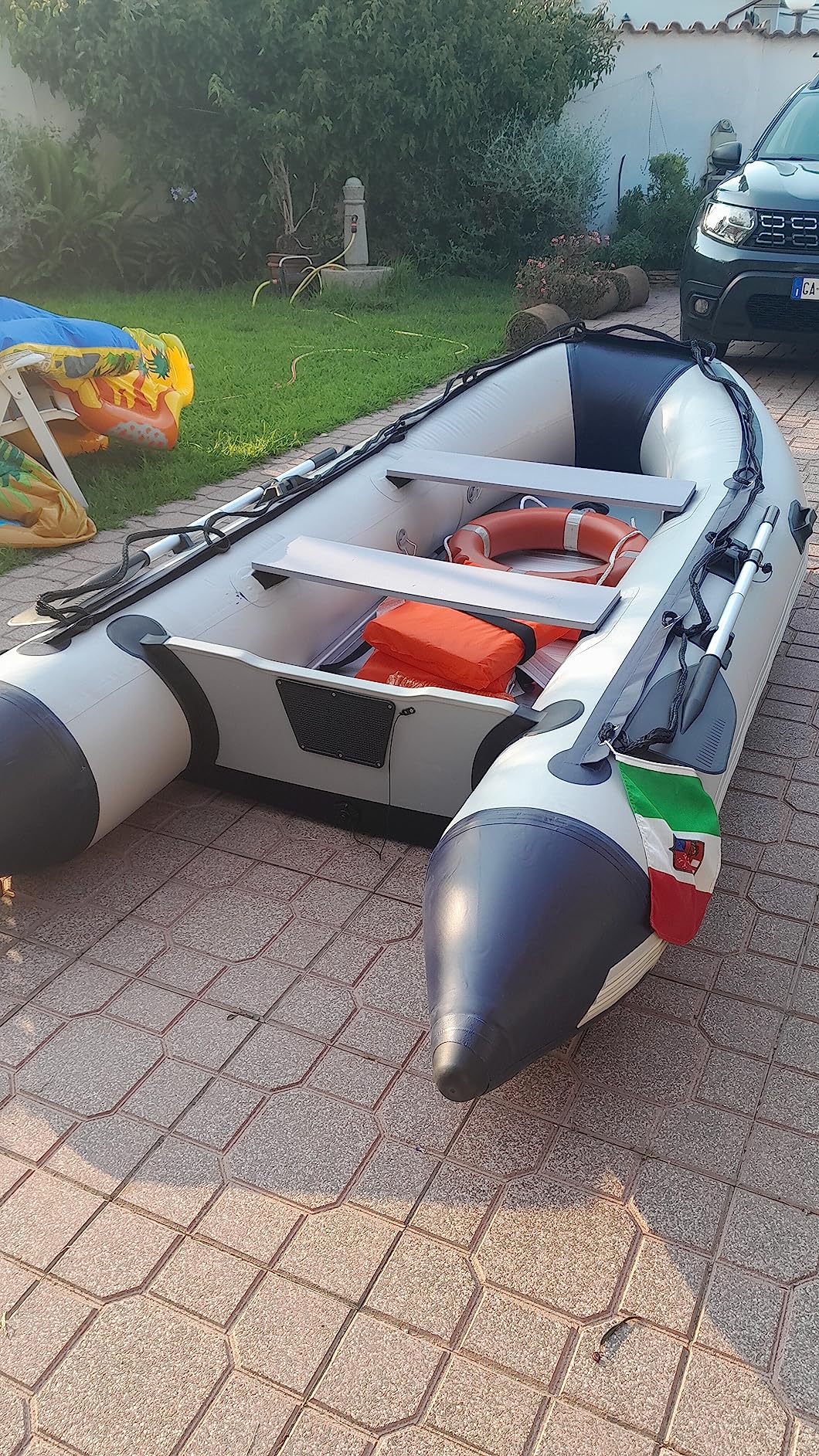 KESSER® Gommone di 3,20 m per 4 Persone - Compatibile con Motore Wave ...