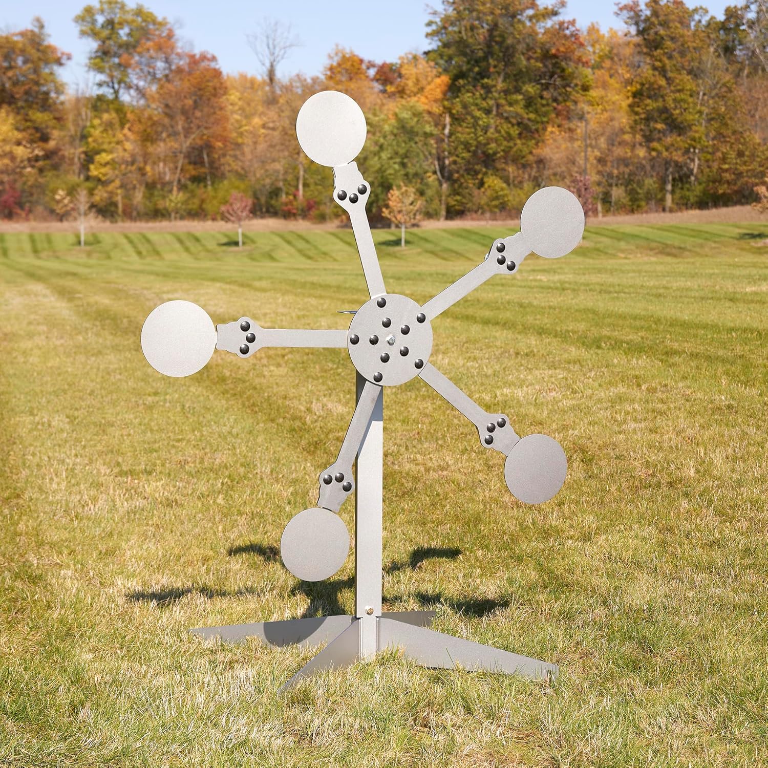 Amazon.com : Shoot Steel 3/8 Inch AR500 Texas Star Target, Silver ...