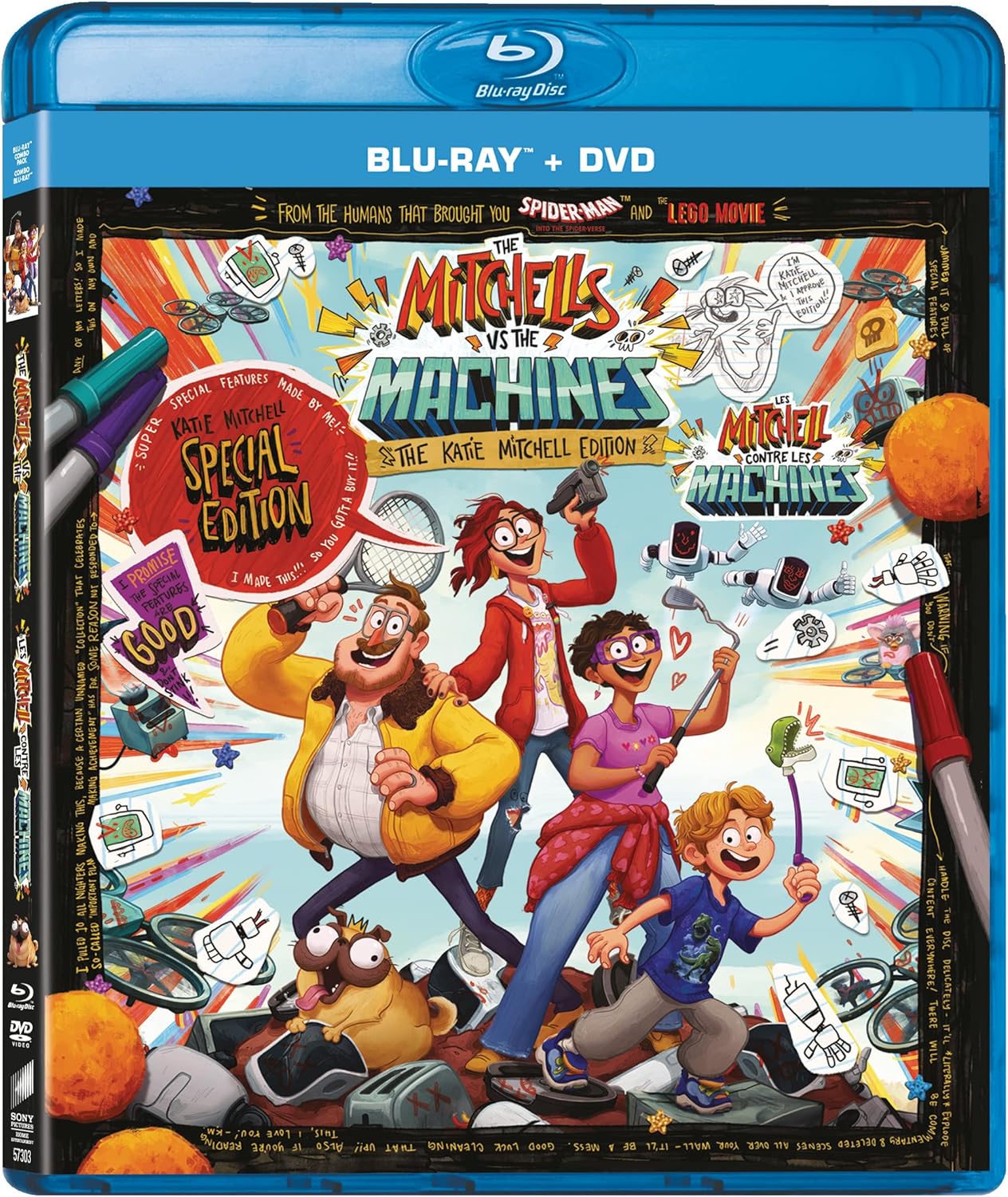 The Mitchells Vs. the Machines [blu-ray] (bilingual): Amazon.ca: Mike ...
