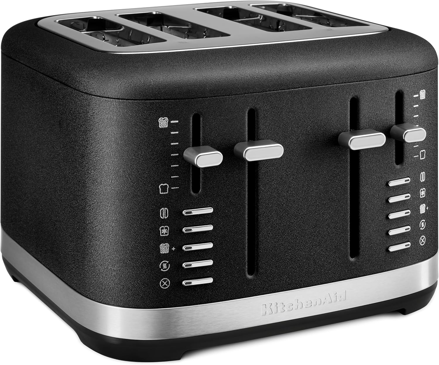 Amazon.com: KitchenAid 4 Slice Toaster, KMT4109BK, Cast Iron Black ...