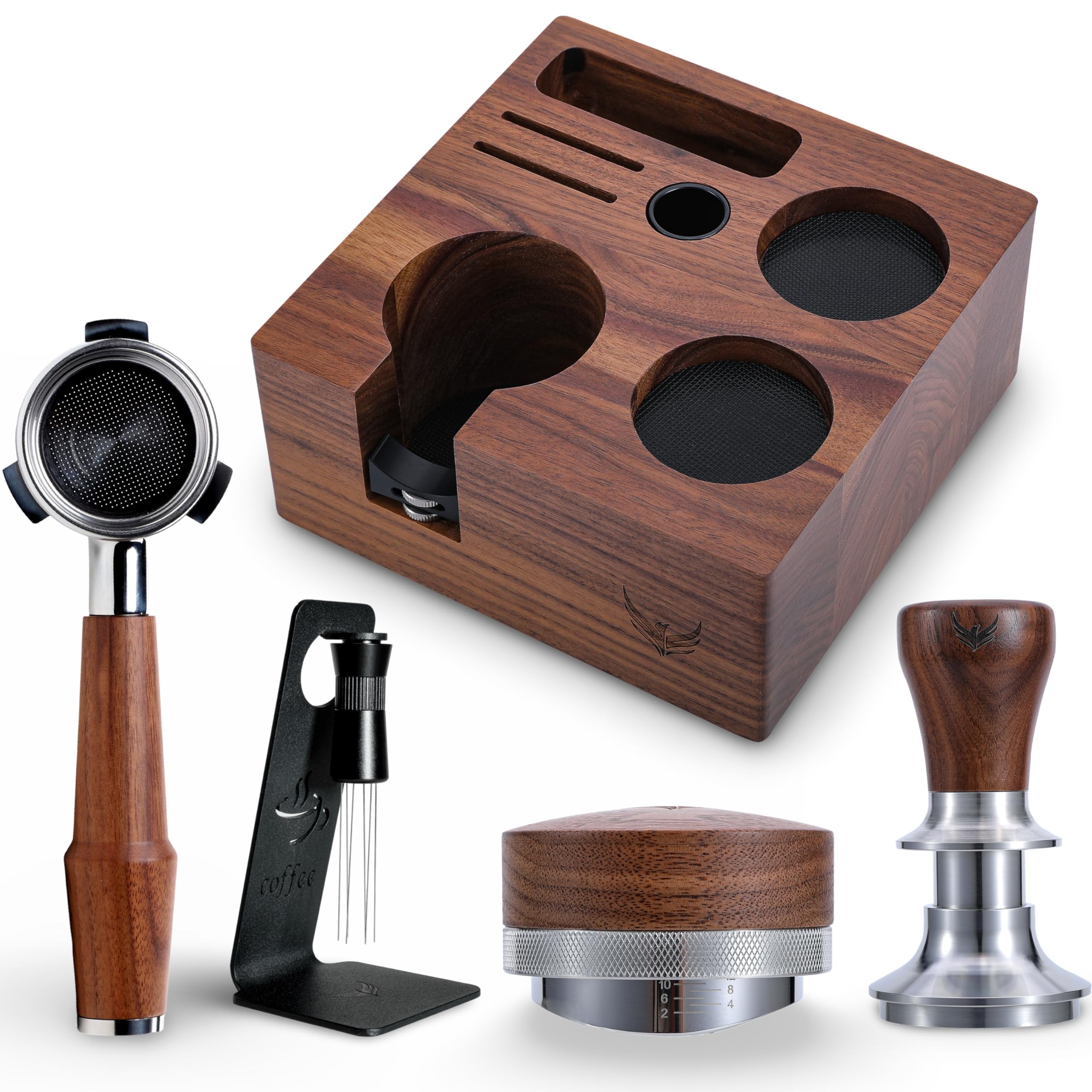 Amazon.com: 54mm Espresso Tamping Kit For Breville Machines Bottomless ...