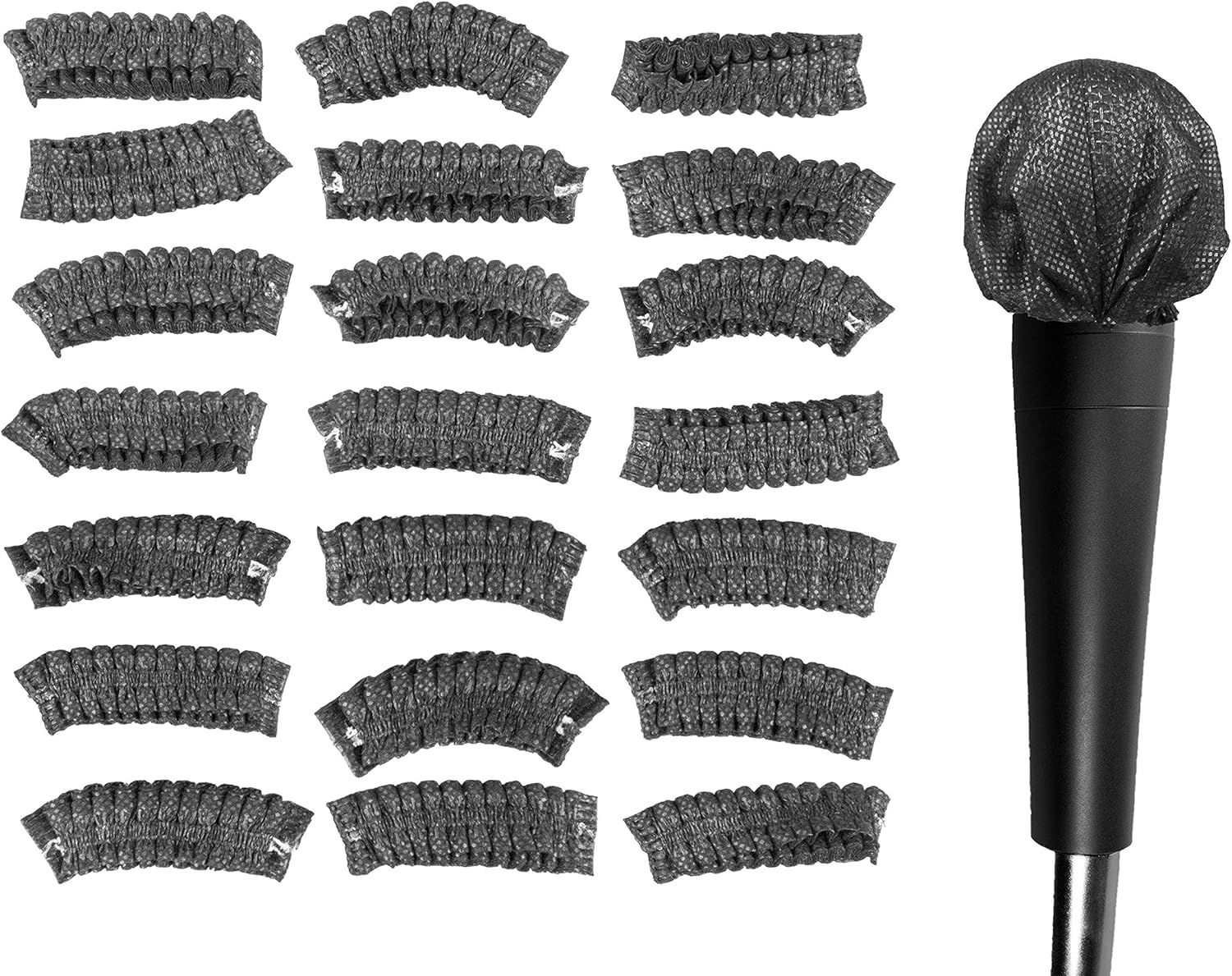 Amazon.com: 100 pcs Sanitary, Disposable Microphone covers; Non-Woven ...