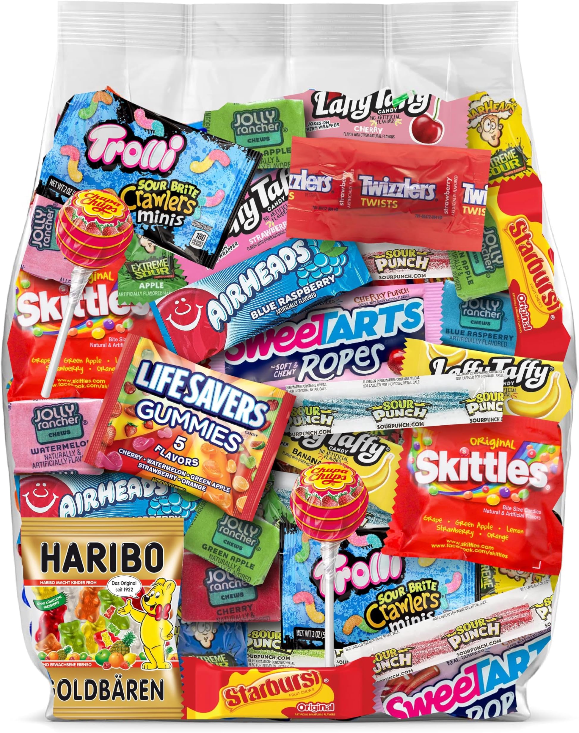 Amazon.com: Bulk Assorted Fruit Candy Variety Pack - Individually ...