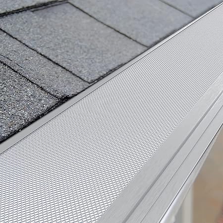 Daisypower 23ft Gutter Guards,5 Inch Stainless Steel DIY Leaf ...