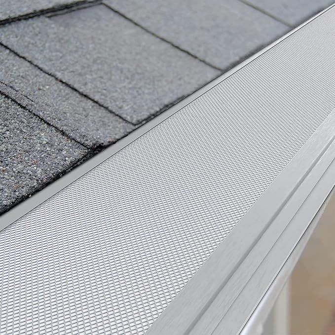 Daisypower 23ft Gutter Guards,5 Inch Stainless Steel DIY Leaf ...