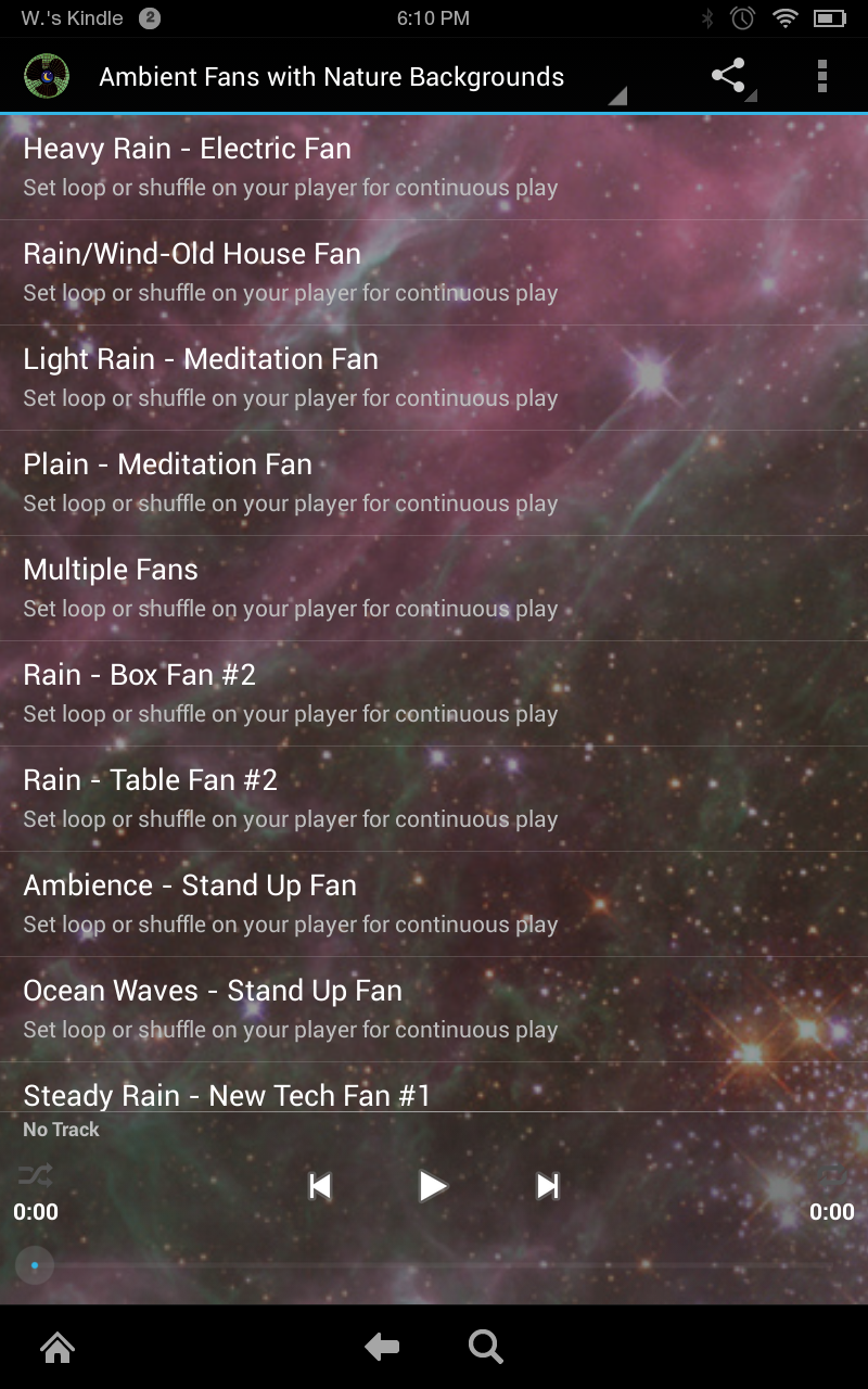 Epic Sleep Fan Sounds and FX - App on Amazon Appstore