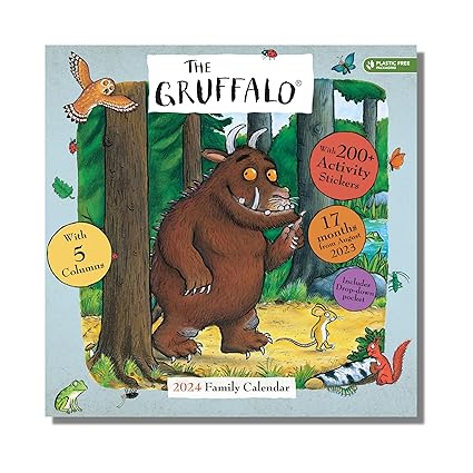 2024 Gruffalo Family Planner | Organiser | 5 Column For Family | Wall ...