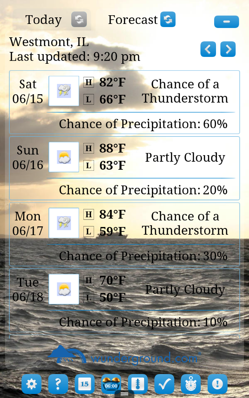 Weather, Calendar, Alarm Clock, ToDo List, Nightstand, Stopwatch ...