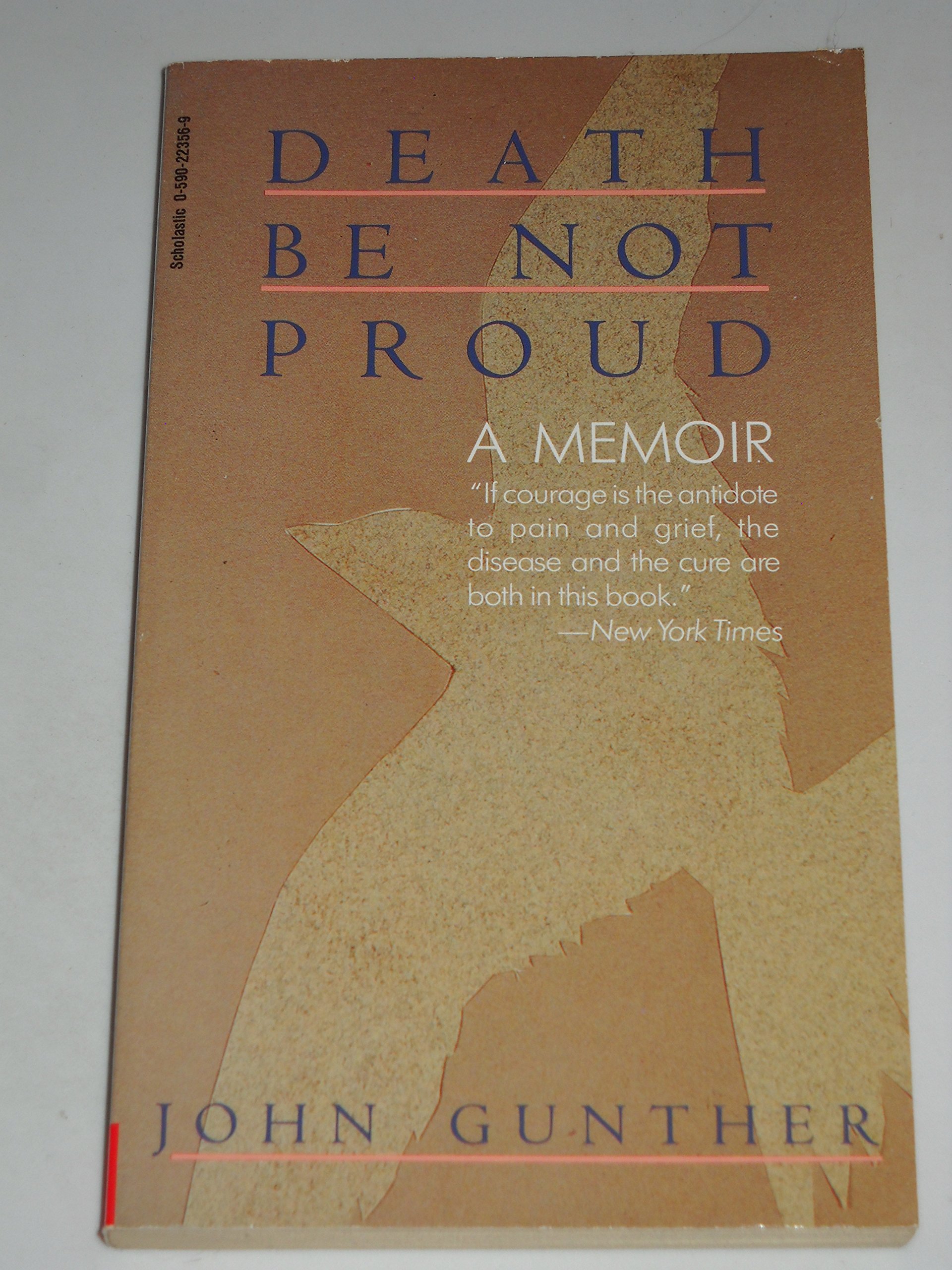 Death Be Not Proud: A Memoir: john-gunther: 9780590223560: Amazon.com ...