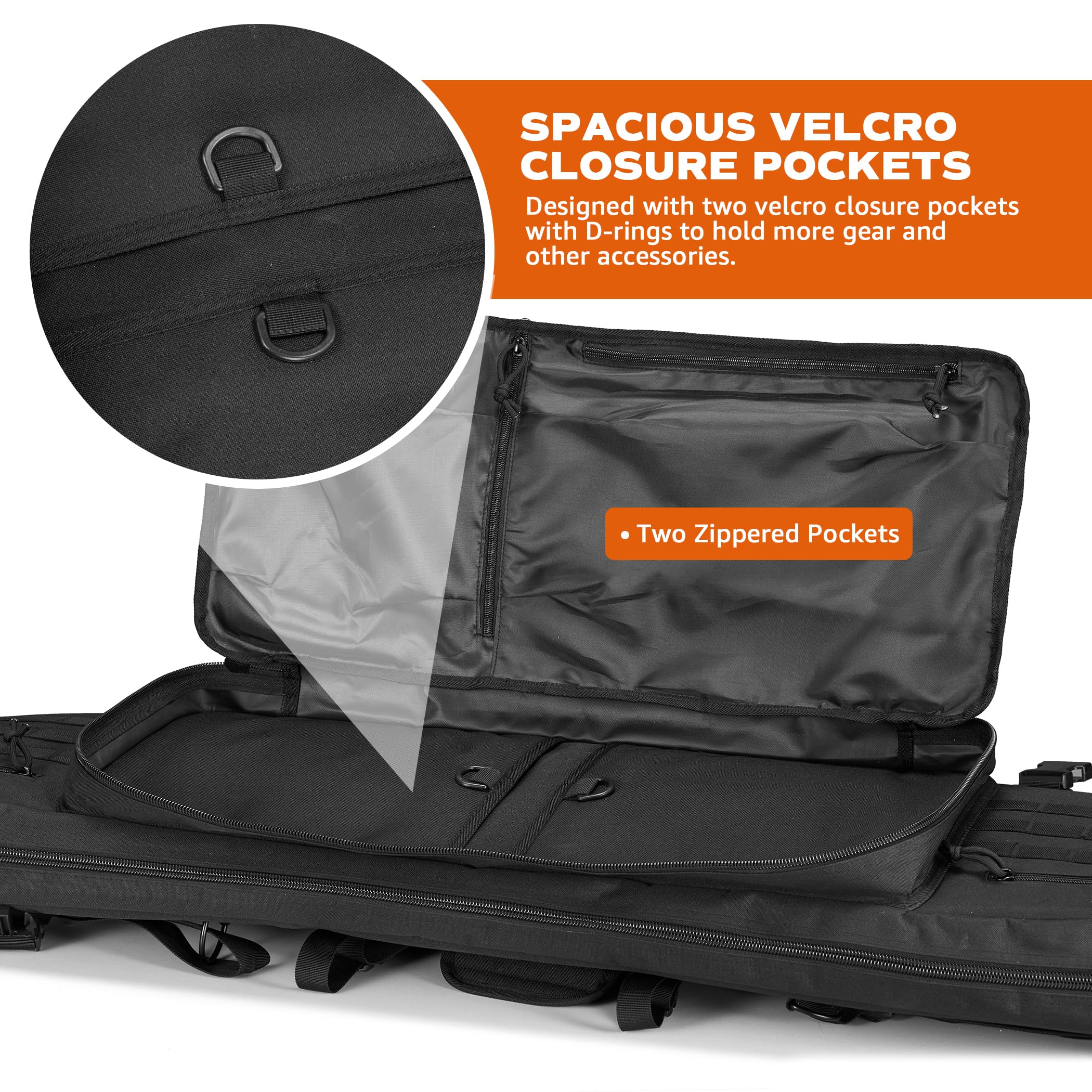 Snapklik.com : RPNB Tactical Double Rifle Case, 36" Soft Rifle Case ...