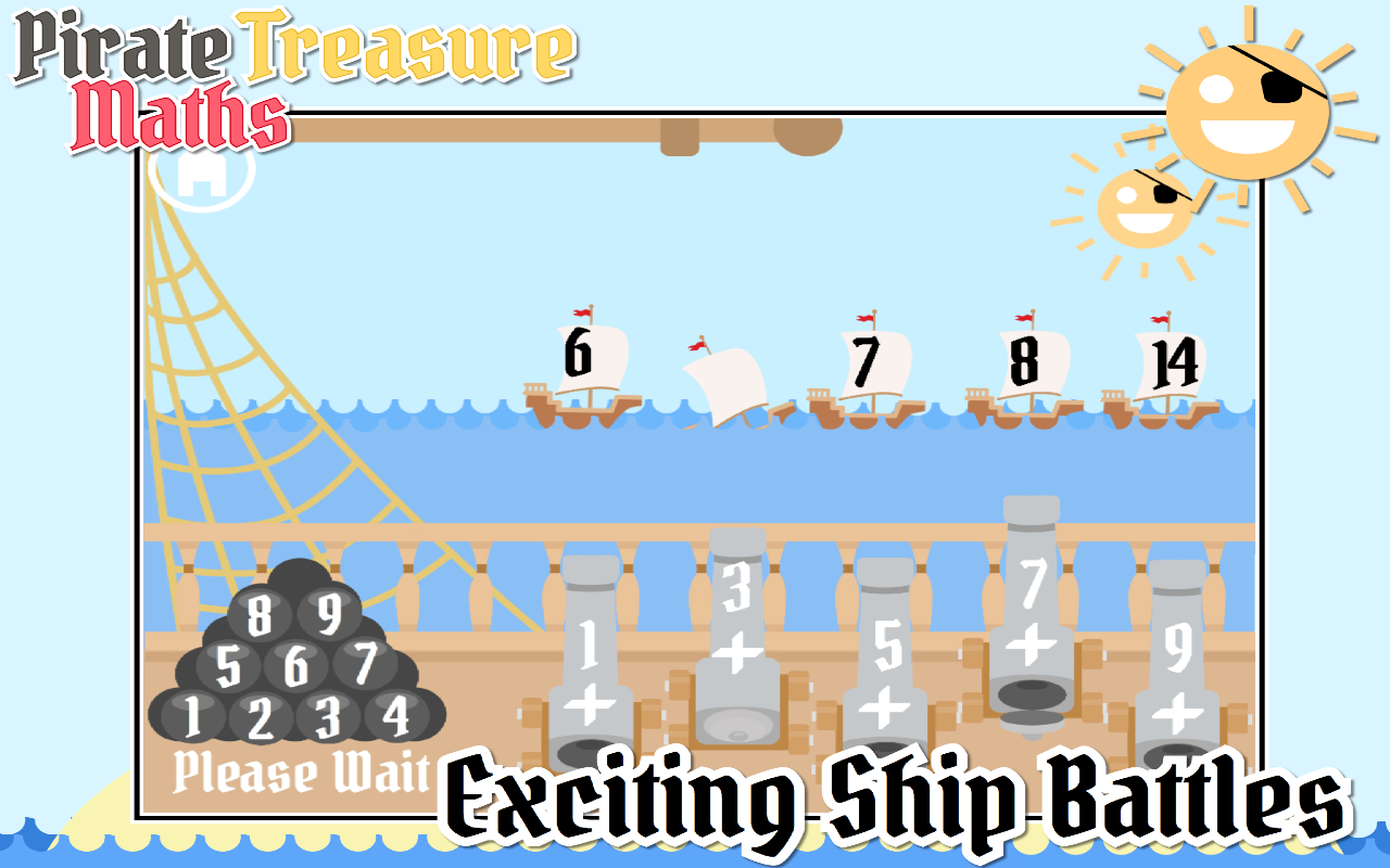 Pirate Treasure Maths – Fun kids addition learning game for little ...