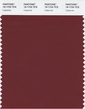 Pantone 19-1724 TCX Smart Color Swatch Card, Cabernet - House Paint ...