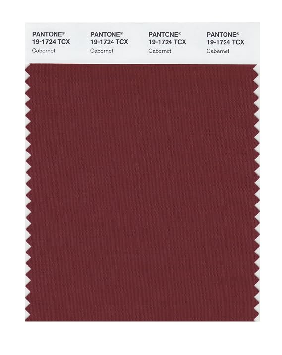 Pantone 19-1724 TCX Smart Color Swatch Card, Cabernet : Amazon.in: Home ...